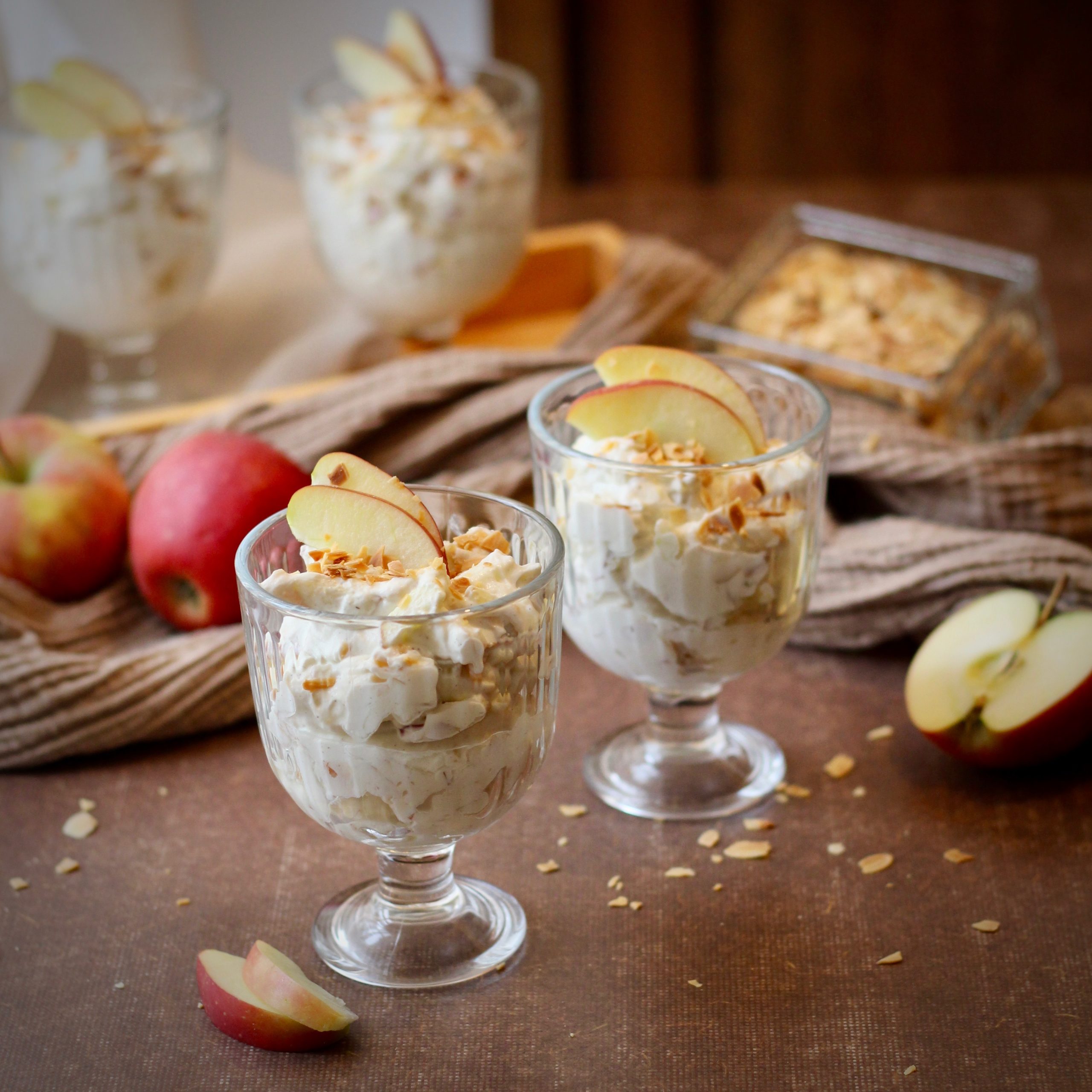 Nachspeise Mit Apfel